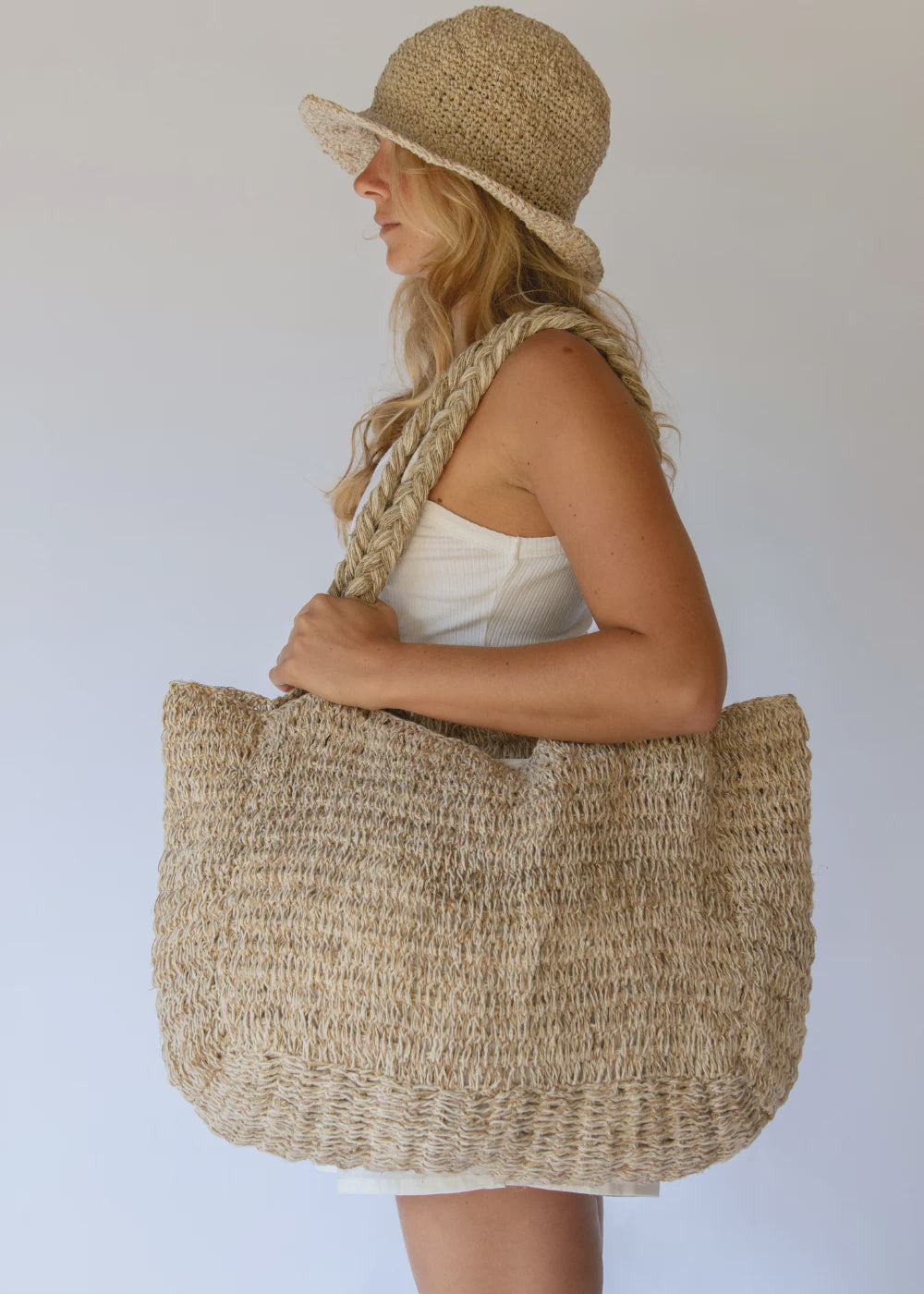 Elle Grande Tote - Natural – Wells Trading Company
